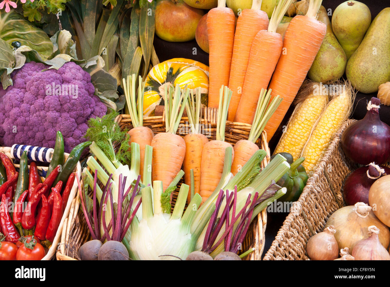 Vegetables Display Show Veg High Resolution Stock Photography and ...