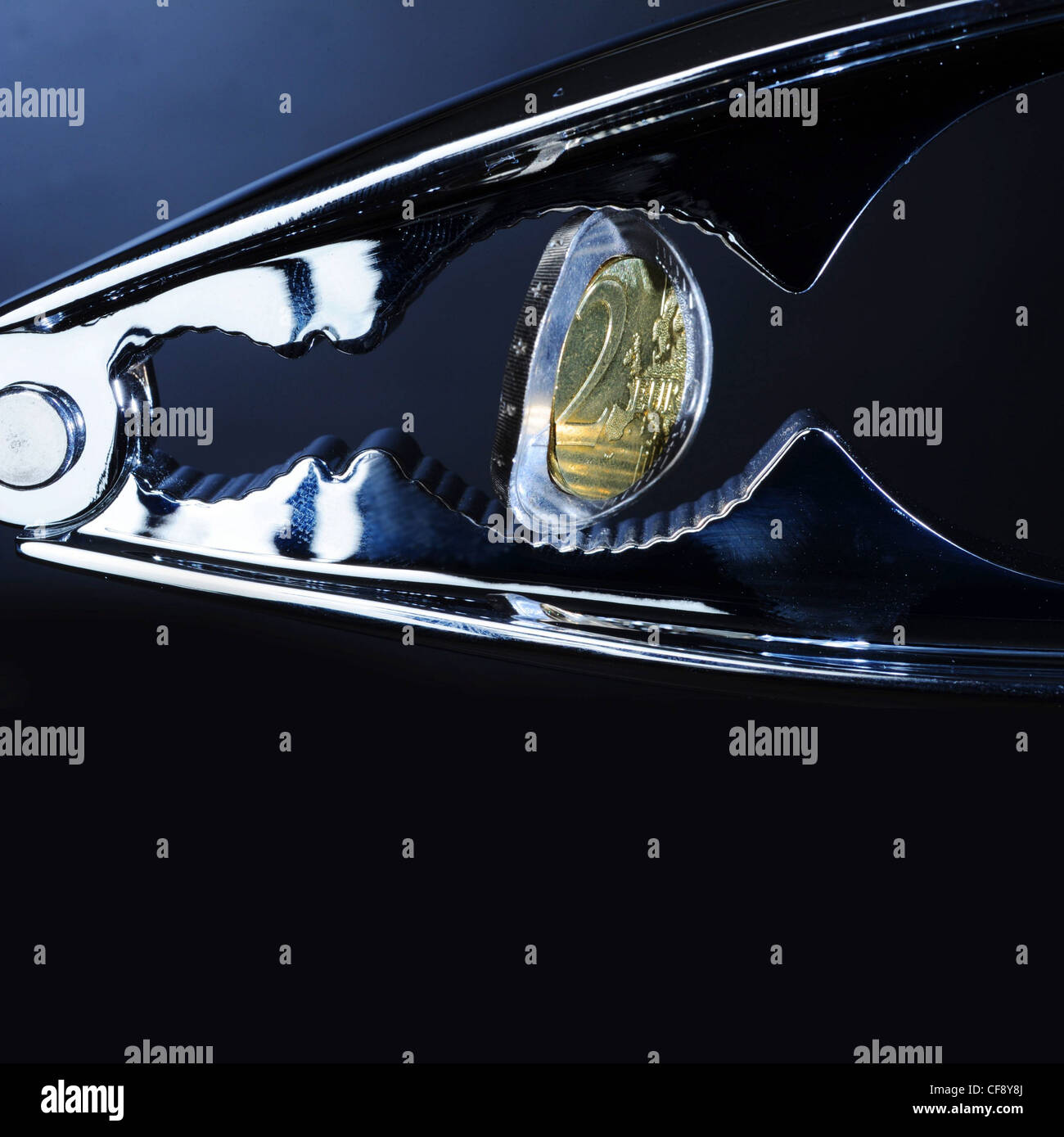 Bent coin hi-res stock photography and images - Alamy