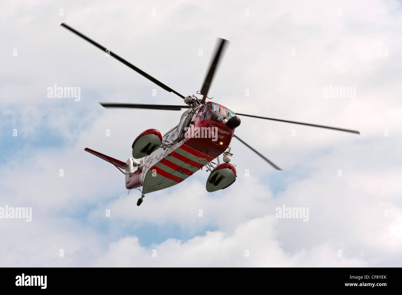 Air sea rescue display at Sandown, Isle of Wight Stock Photo - Alamy