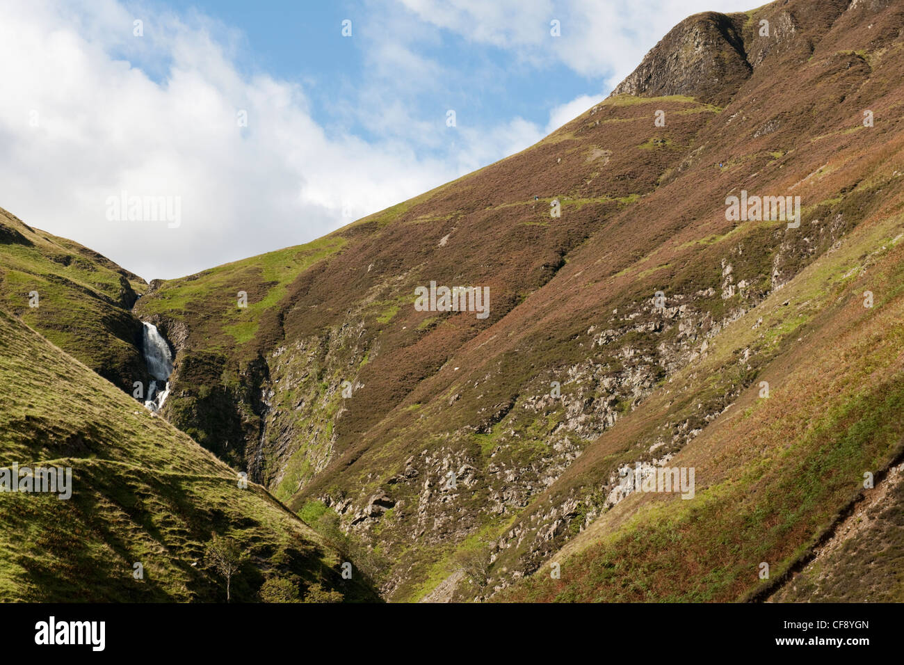 Grey Mare's Tail is a 60-metre hanging valley waterfall near to Moffat ...