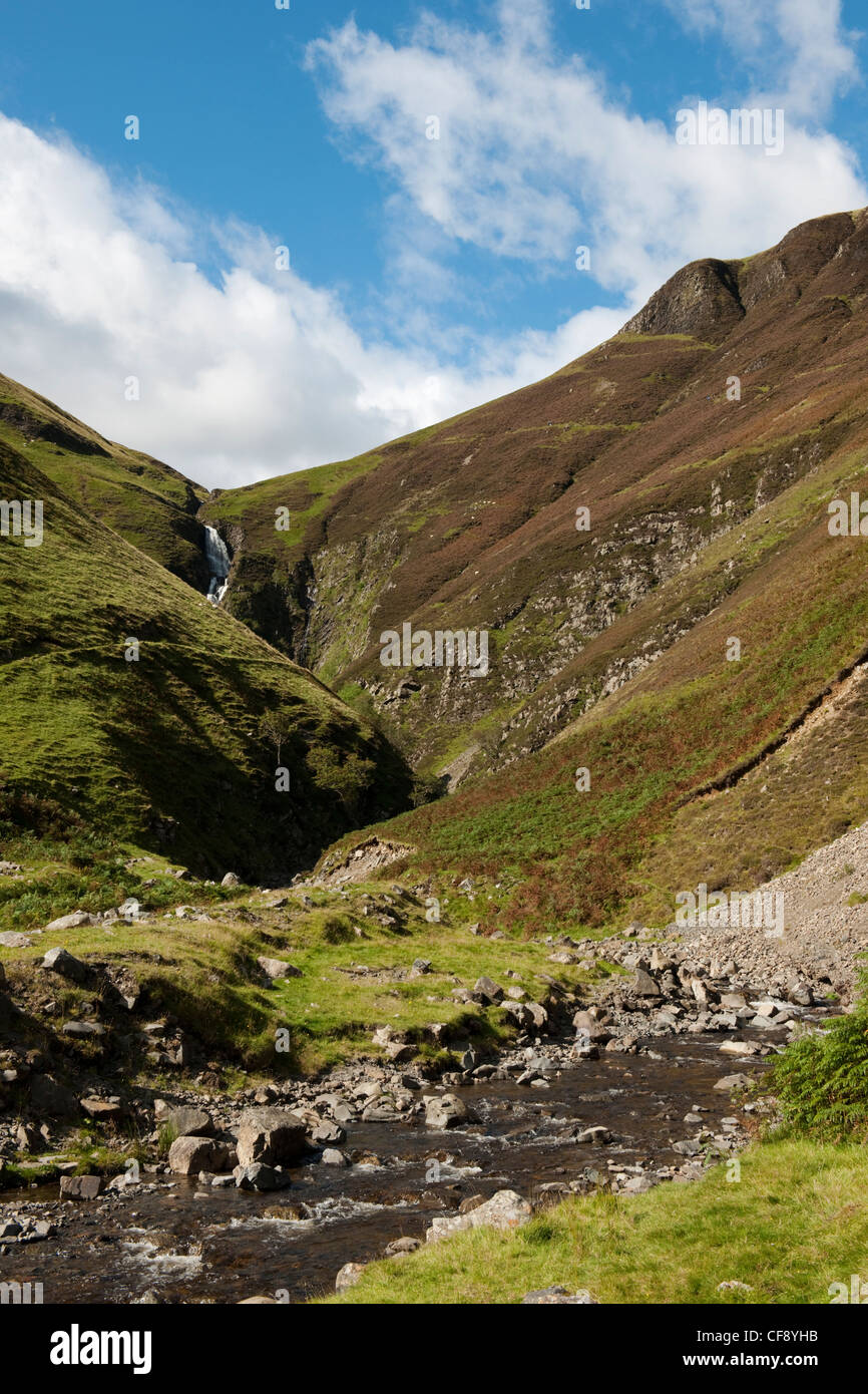 Grey Mare's Tail is a 60-metre hanging valley waterfall near to Moffat ...