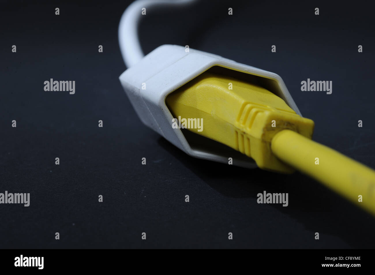 Power, electricity, symbol, energy supply, electric cable, plug, white ...