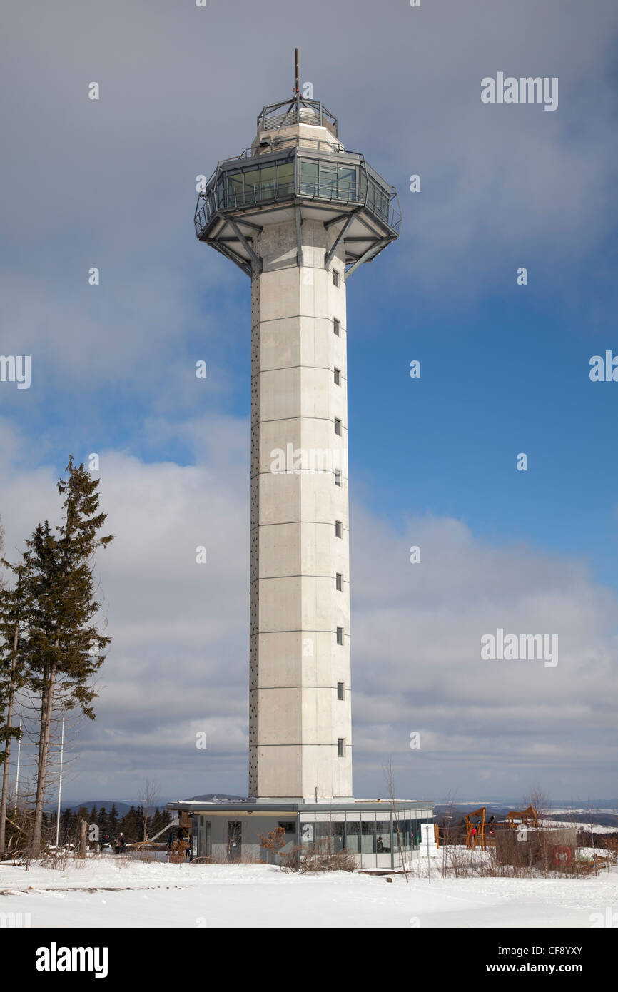 Hochheideturm watchtower on the Mountain Ettelsberg, Willingen, Upland ...