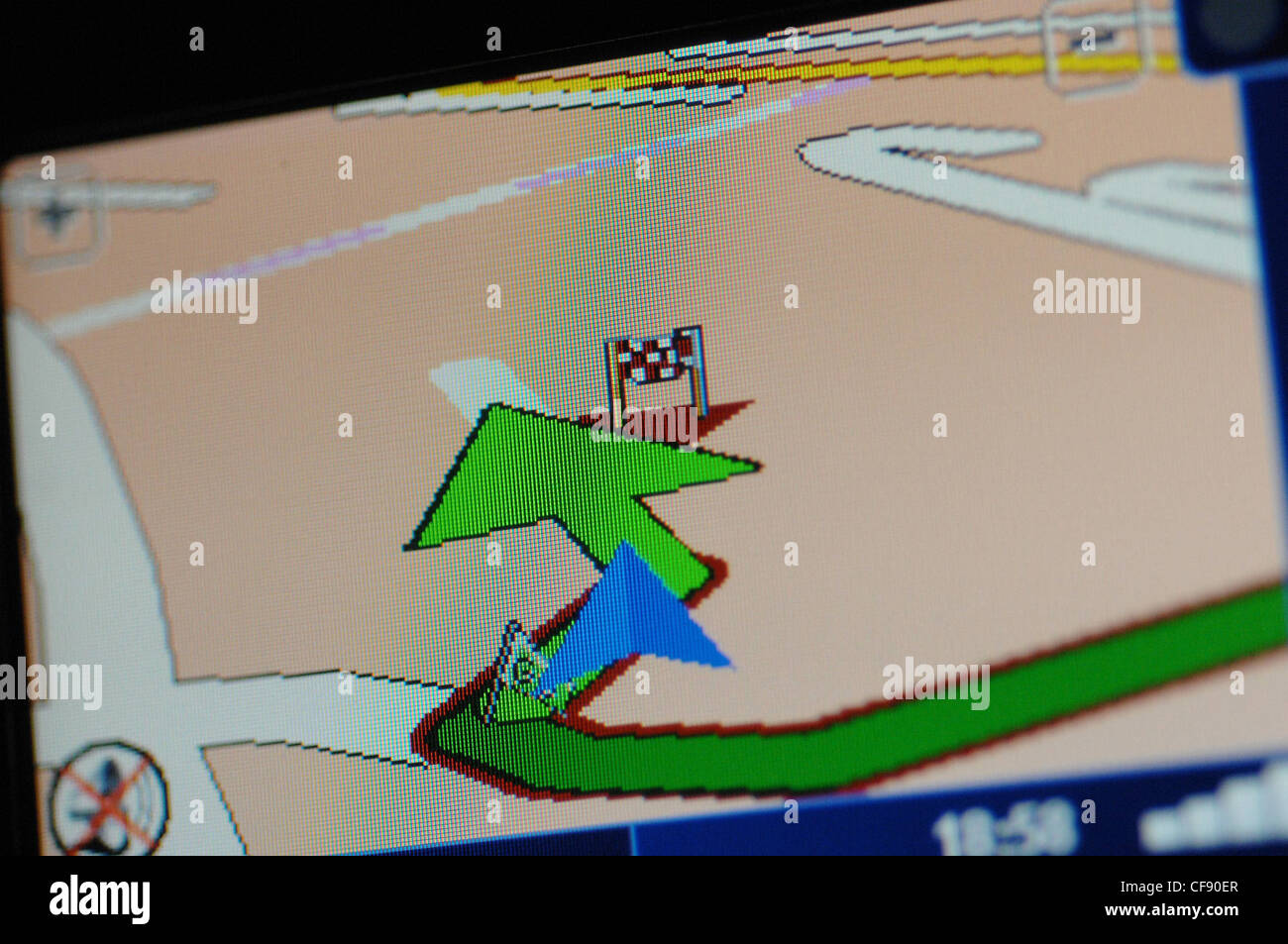 Tom Tom, car, automobile, window, hand, mobile phone, orientation ...