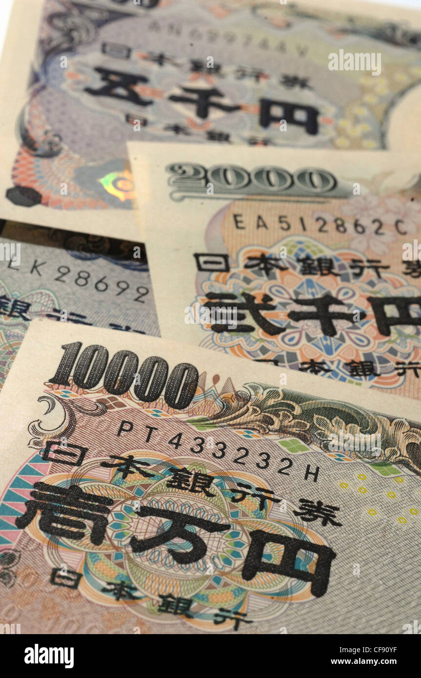 Money, notes, coins, colorful, yen, Japan, currency, finances, economy ...