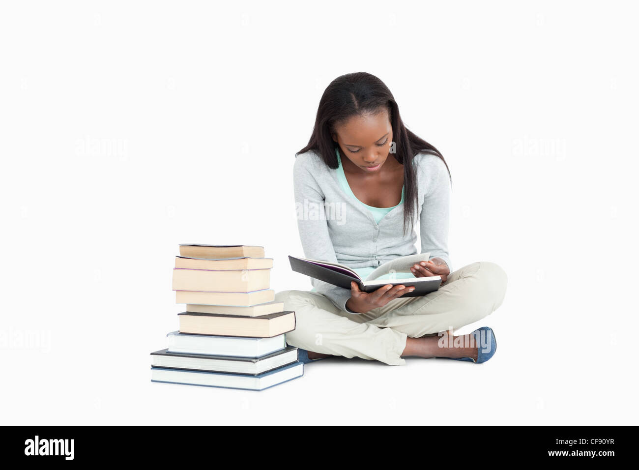 Reading stack Cut Out Stock Images & Pictures - Alamy