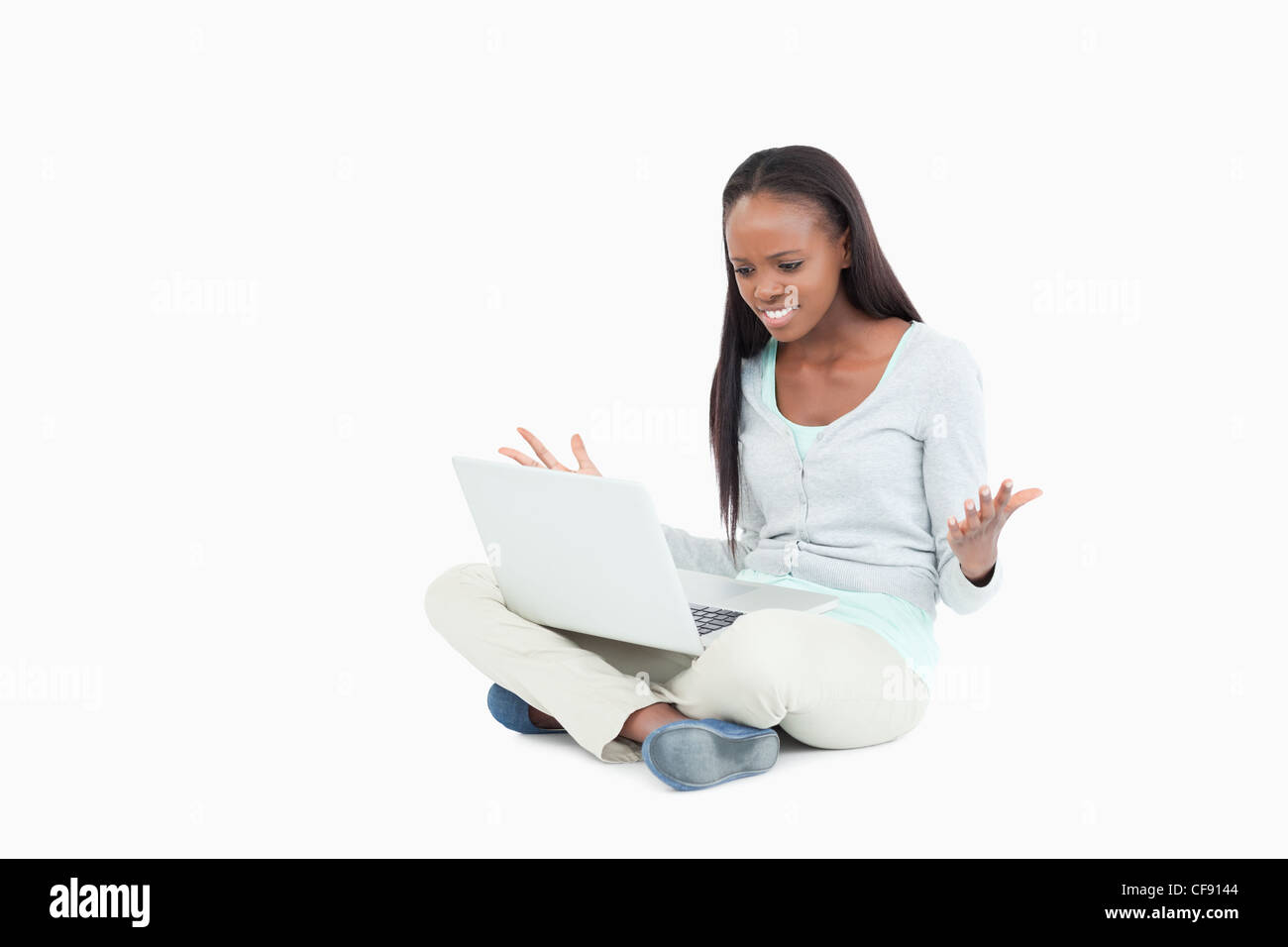 Angry laptop hi-res stock photography and images - Alamy