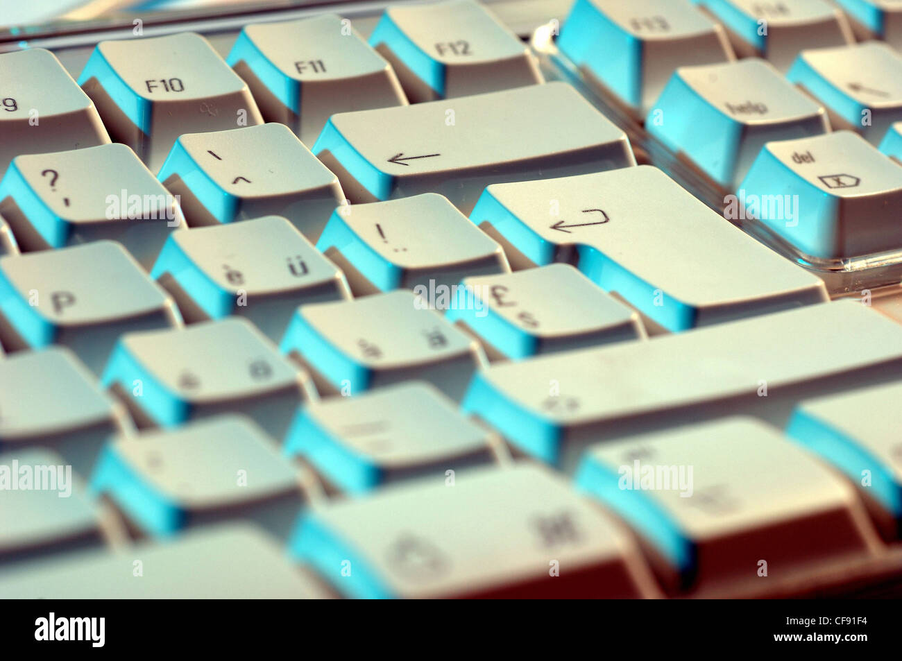 Detail, macro, photography, computer, keyboard Stock Photo - Alamy