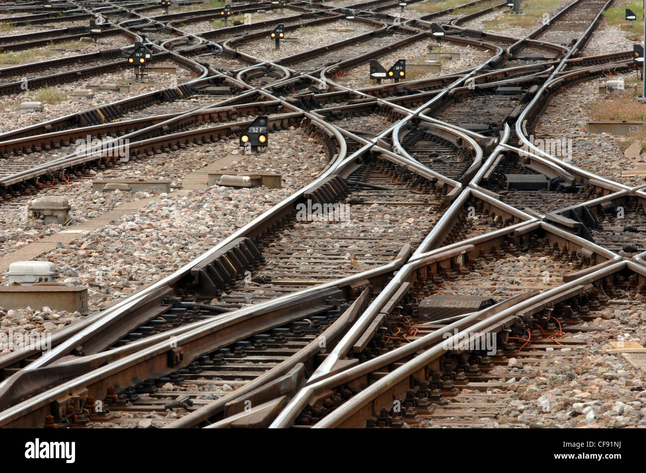 Traffic, transport, switch, rails, railroad Stock Photo - Alamy