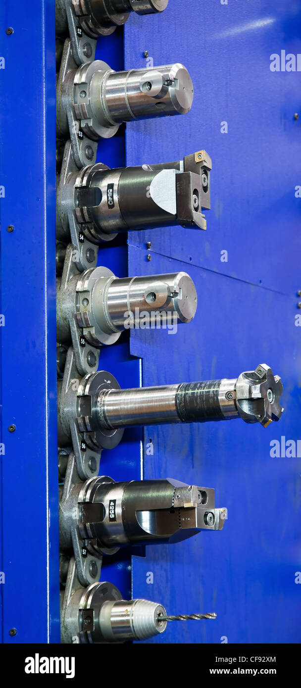 Cnc milling machine milling heads hi-res stock photography and images ...