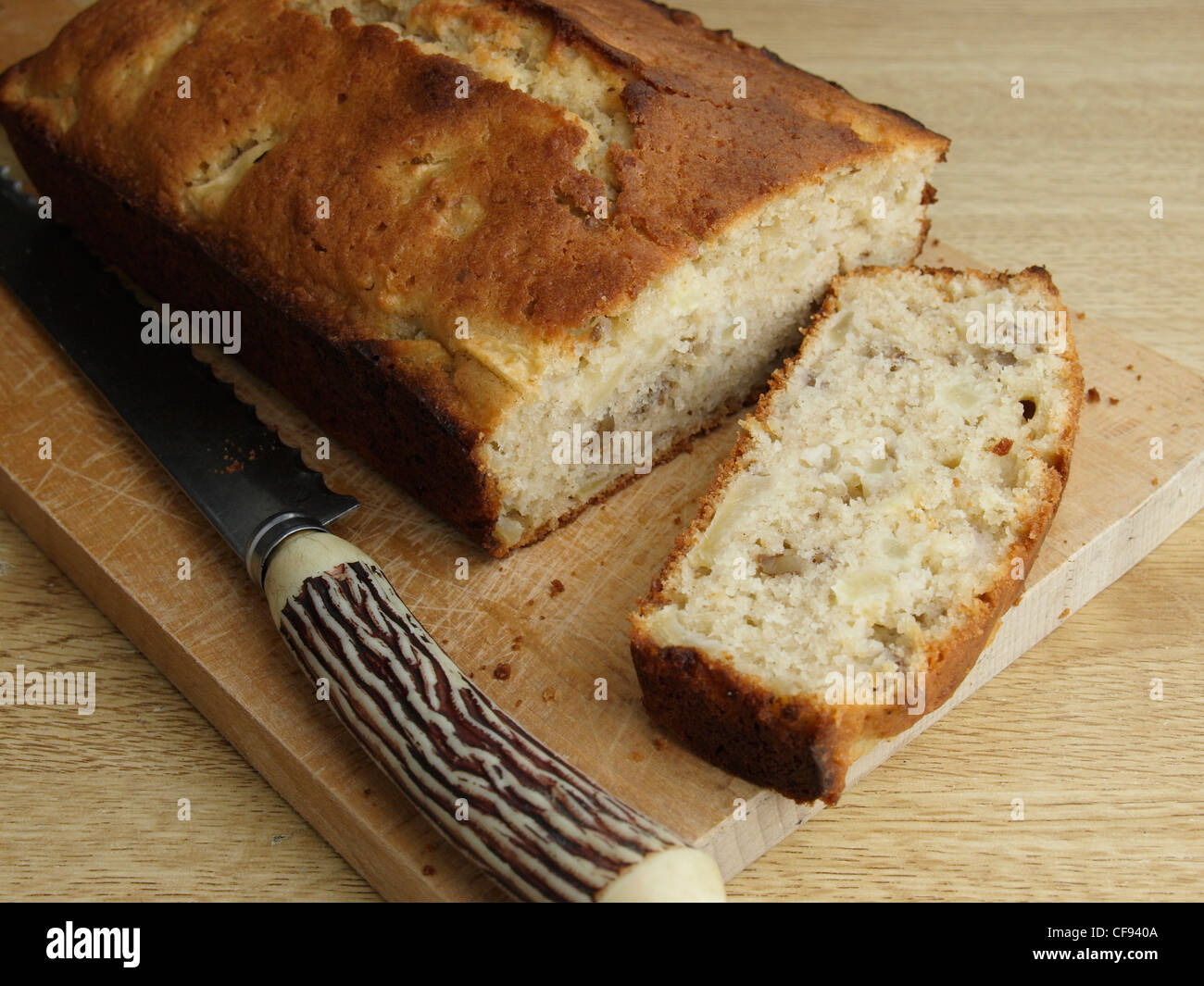 New England Apple Cheddar Bread Stock Photo - Alamy