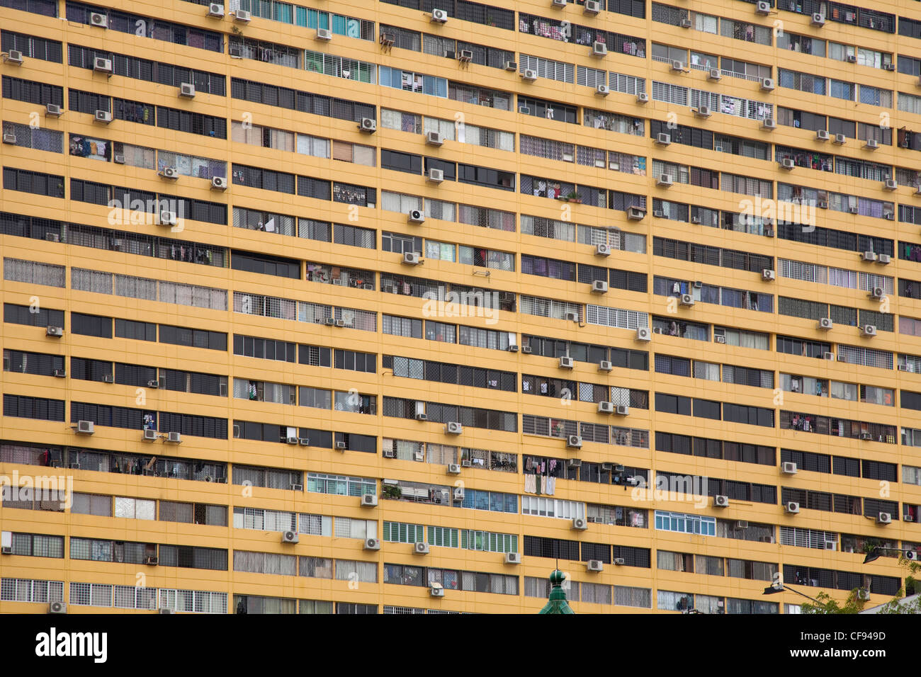 Front facade of an apartment block in the heartlands Stock Photo - Alamy