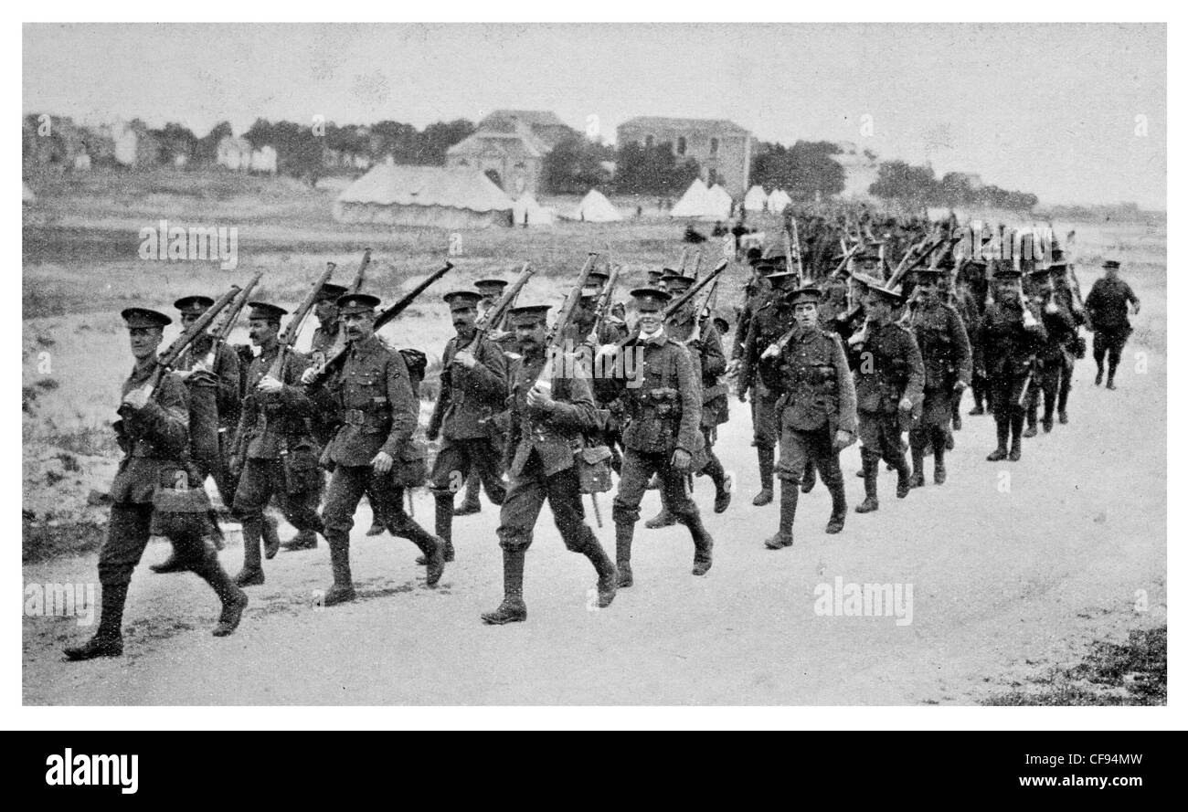 World War 1 Soldiers Marching