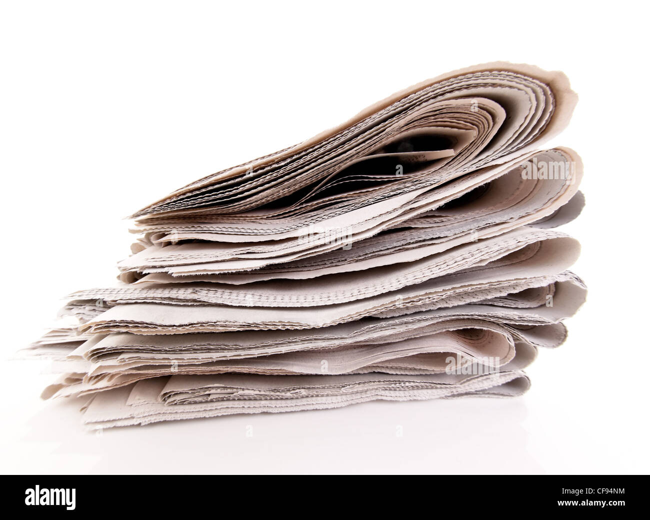 old newspapers and magazines in a pile Stock Photo - Alamy