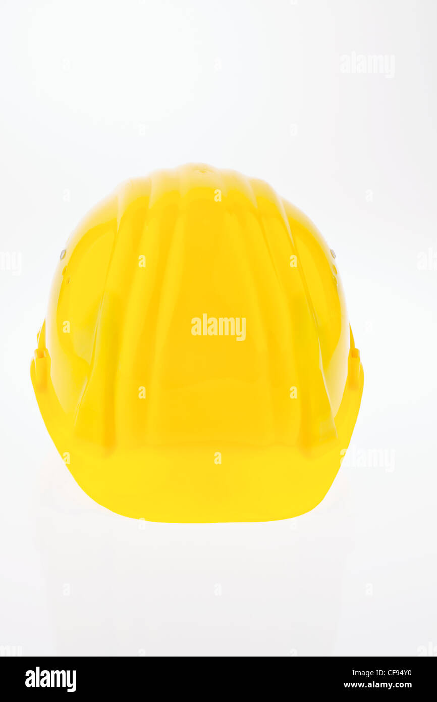 bauhelm a construction worker isolated on a white background Stock ...