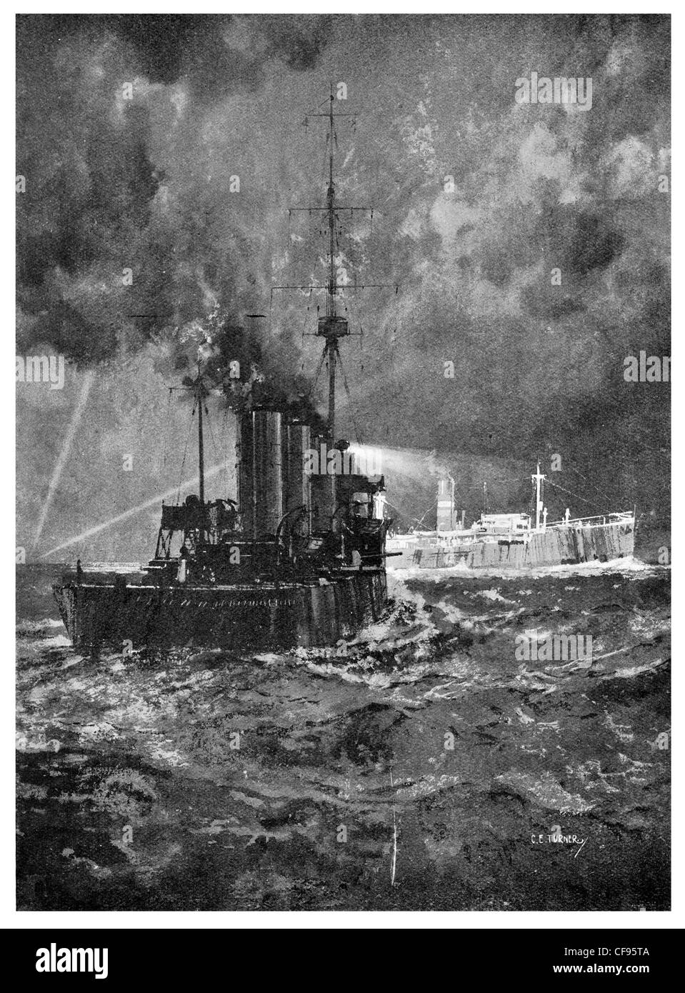 British naval art hi-res stock photography and images - Alamy