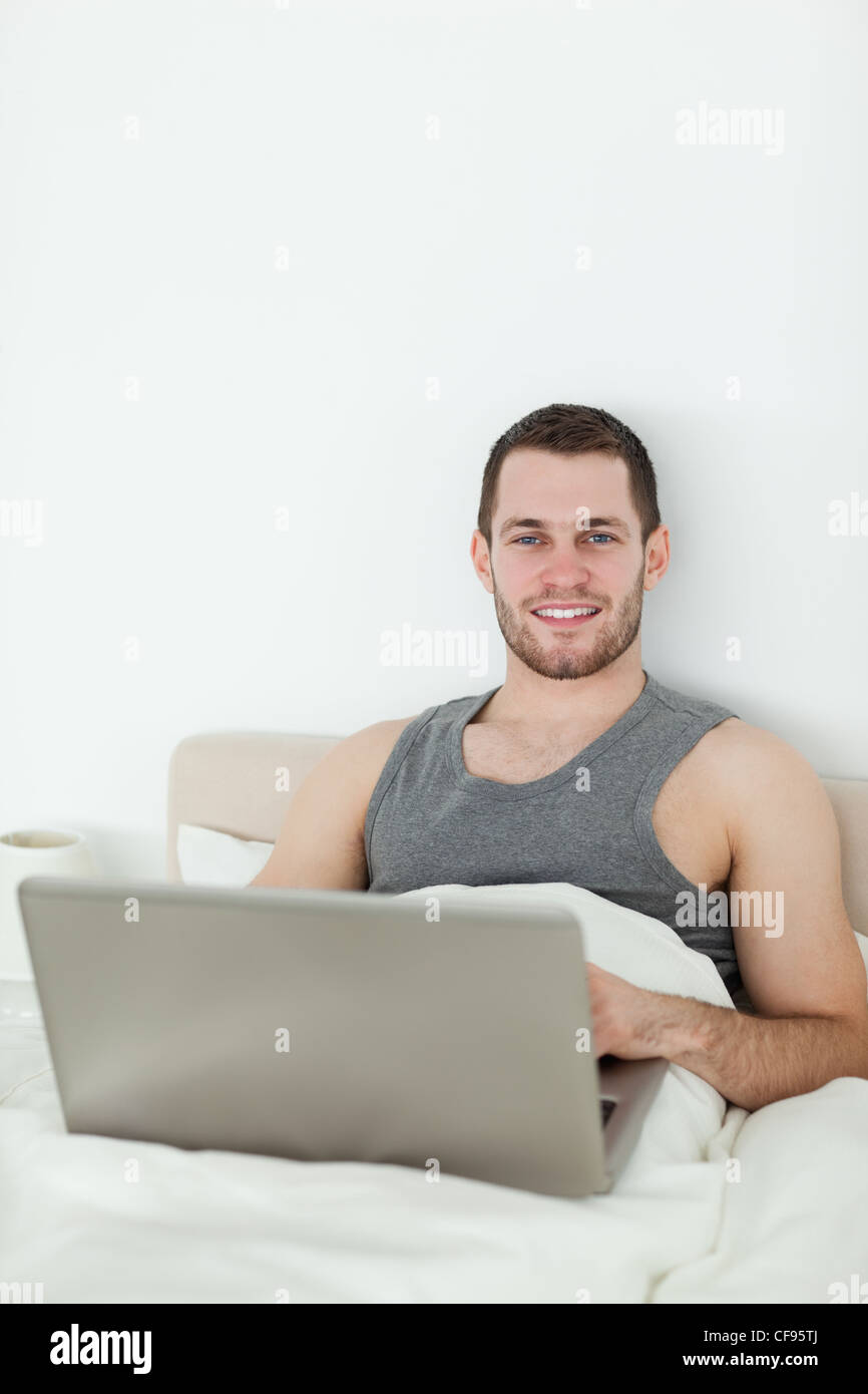 Portrait man notebook hi-res stock photography and images - Alamy