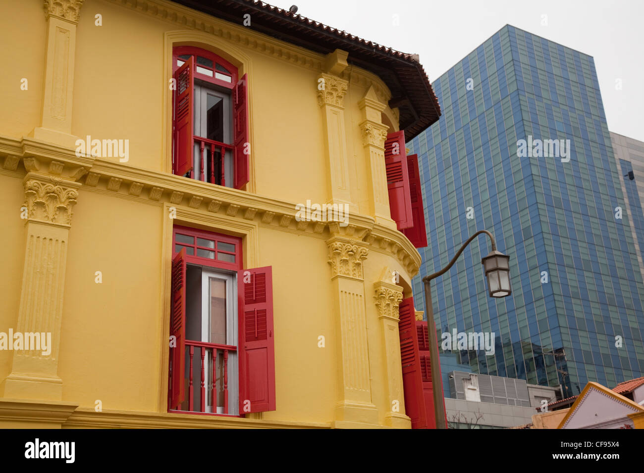 old buildings Chinatown Stock Photo - Alamy