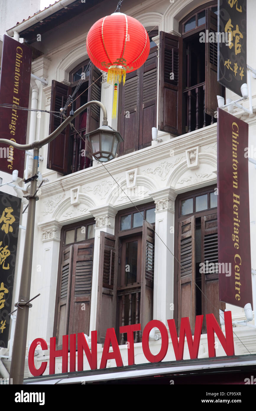 old buildings Chinatown Stock Photo - Alamy