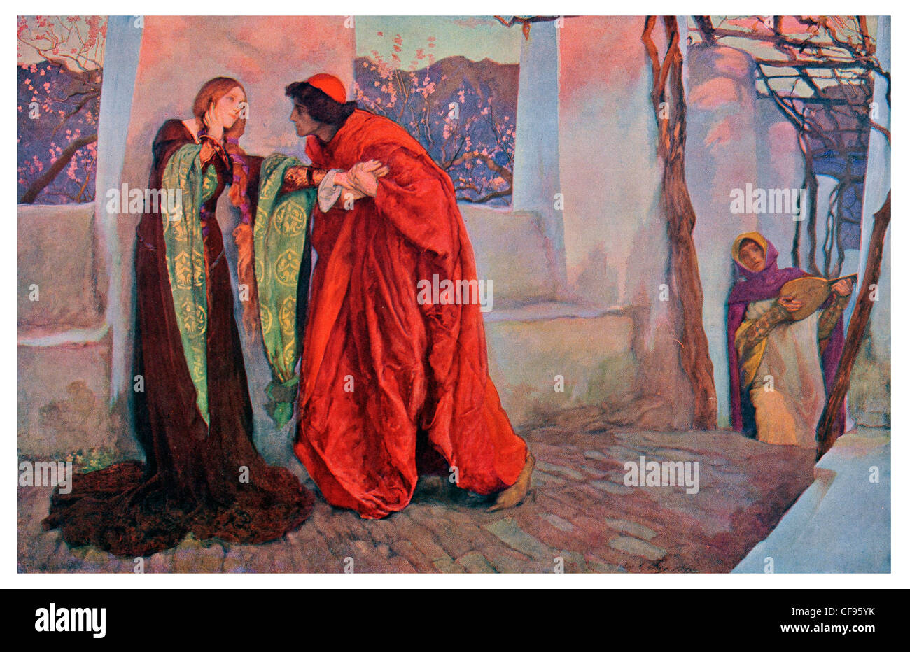 O Mistress Mine Where are you Roaming by E A Abbey Edwin Austin Abbey ...