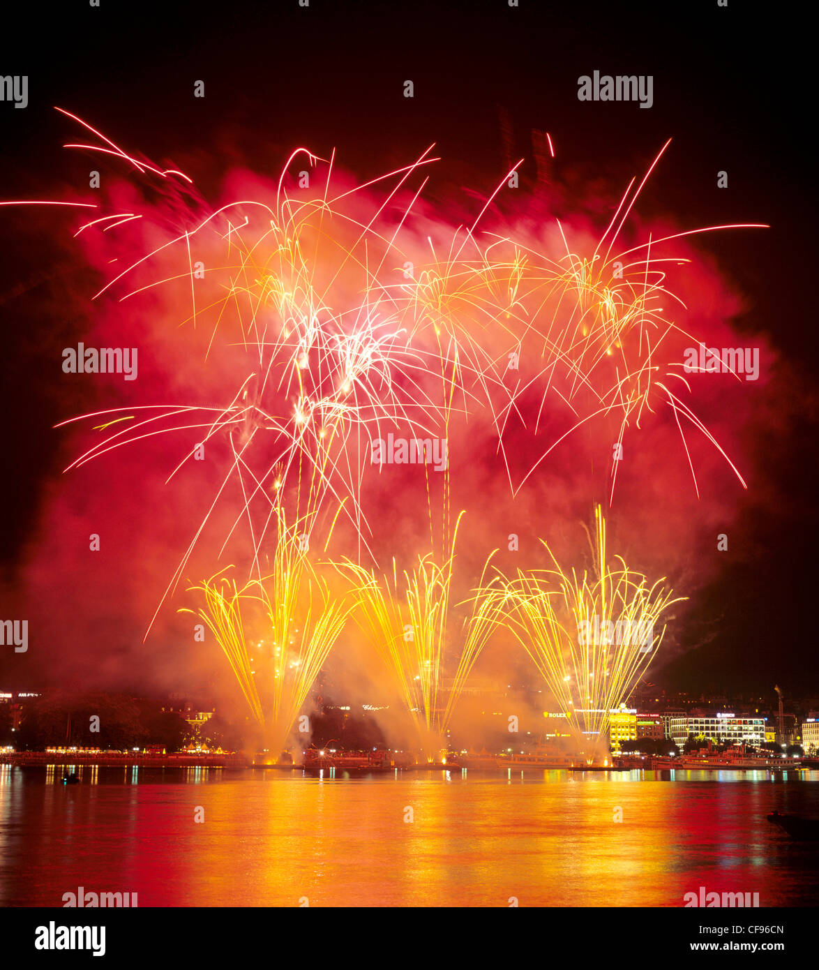 Geneva Fireworks High Resolution Stock Photography and Images - Alamy
