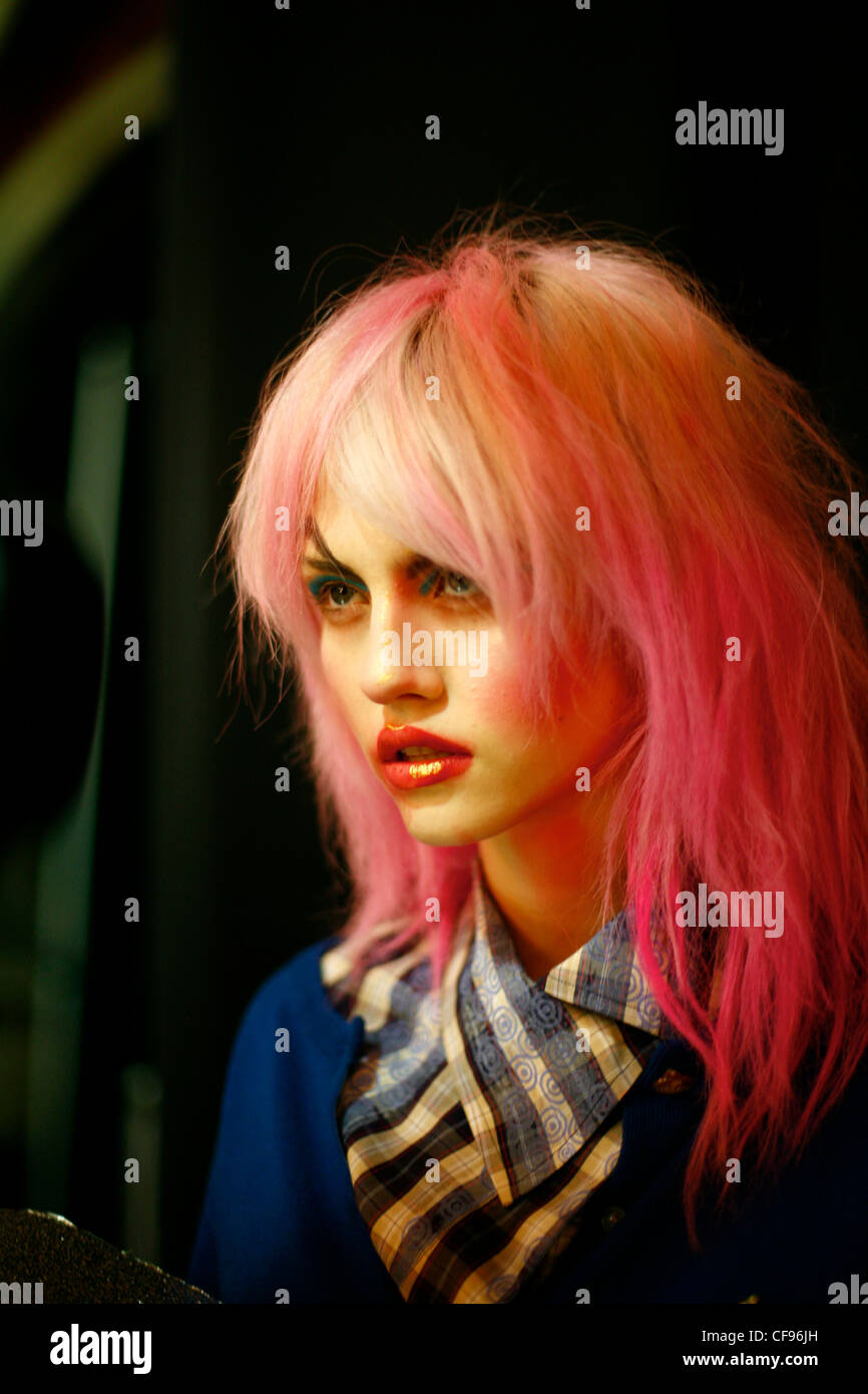 Vivienne Westwood Backstage London Ready to Wear Autumn Win Stock Photo ...