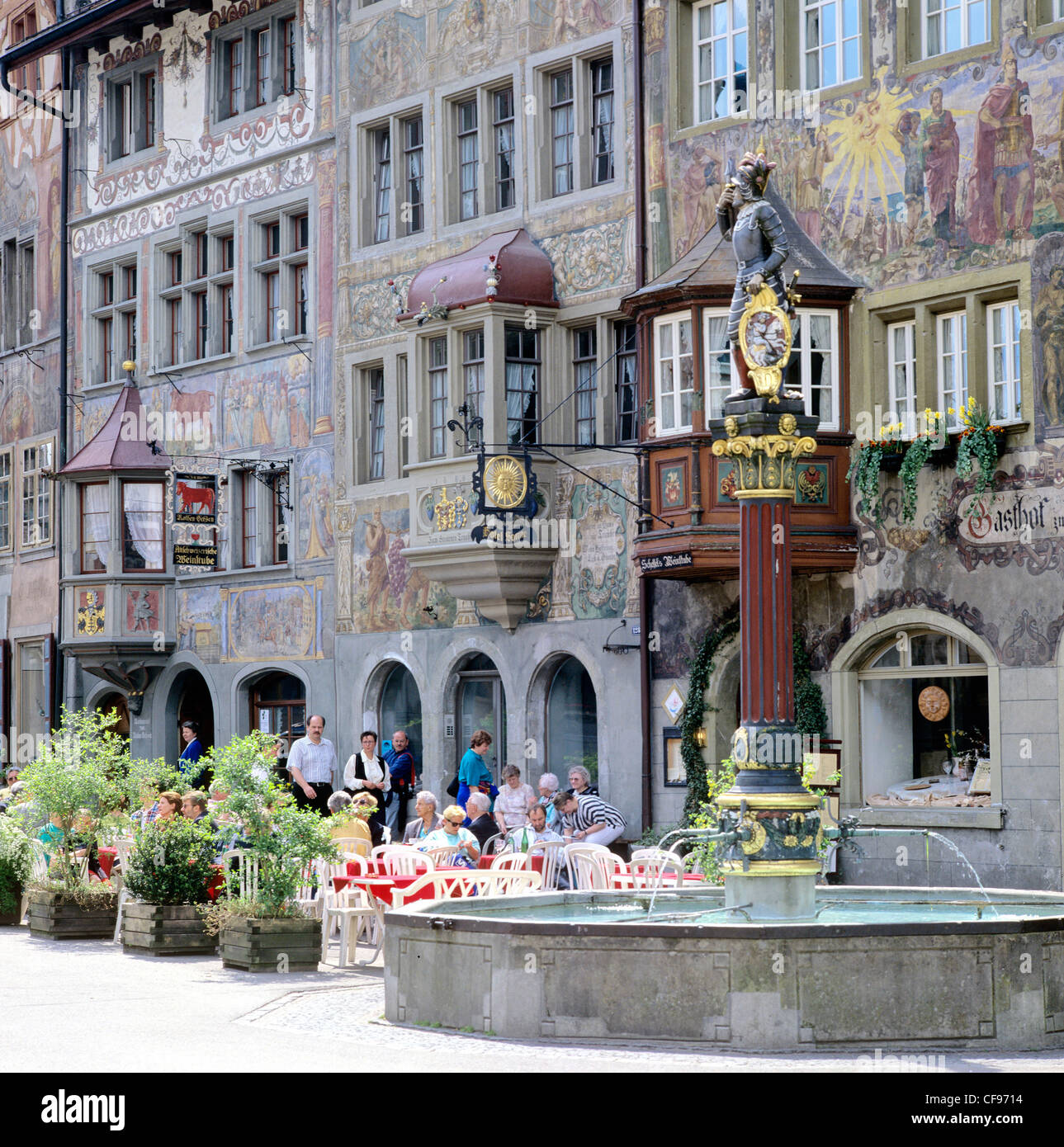 Schaffhausen fountain hi-res stock photography and images - Alamy