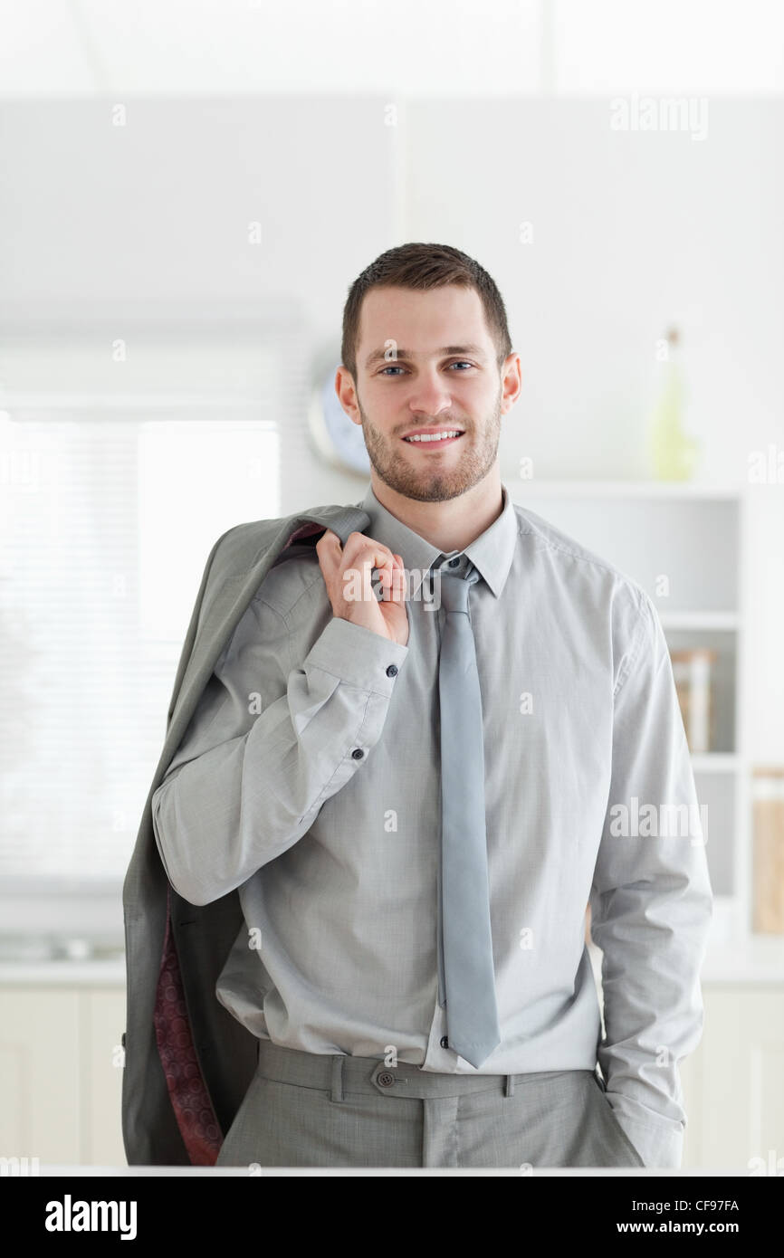 Portrait of a businessman posing Stock Photo - Alamy