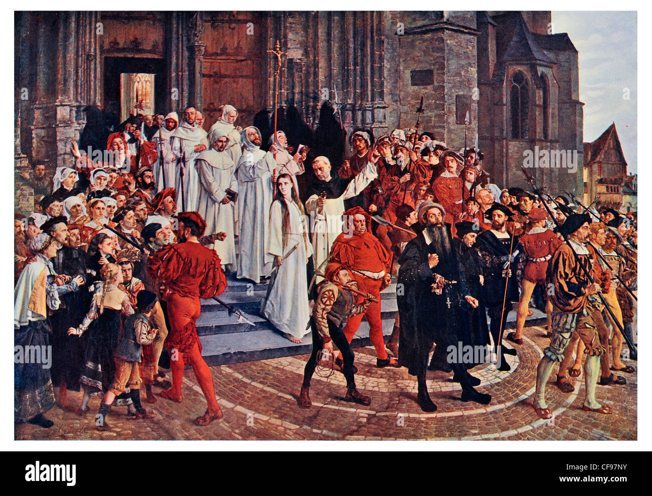 A Martyr of the Sixteenth Century by Willem Geets Stock Photo - Alamy