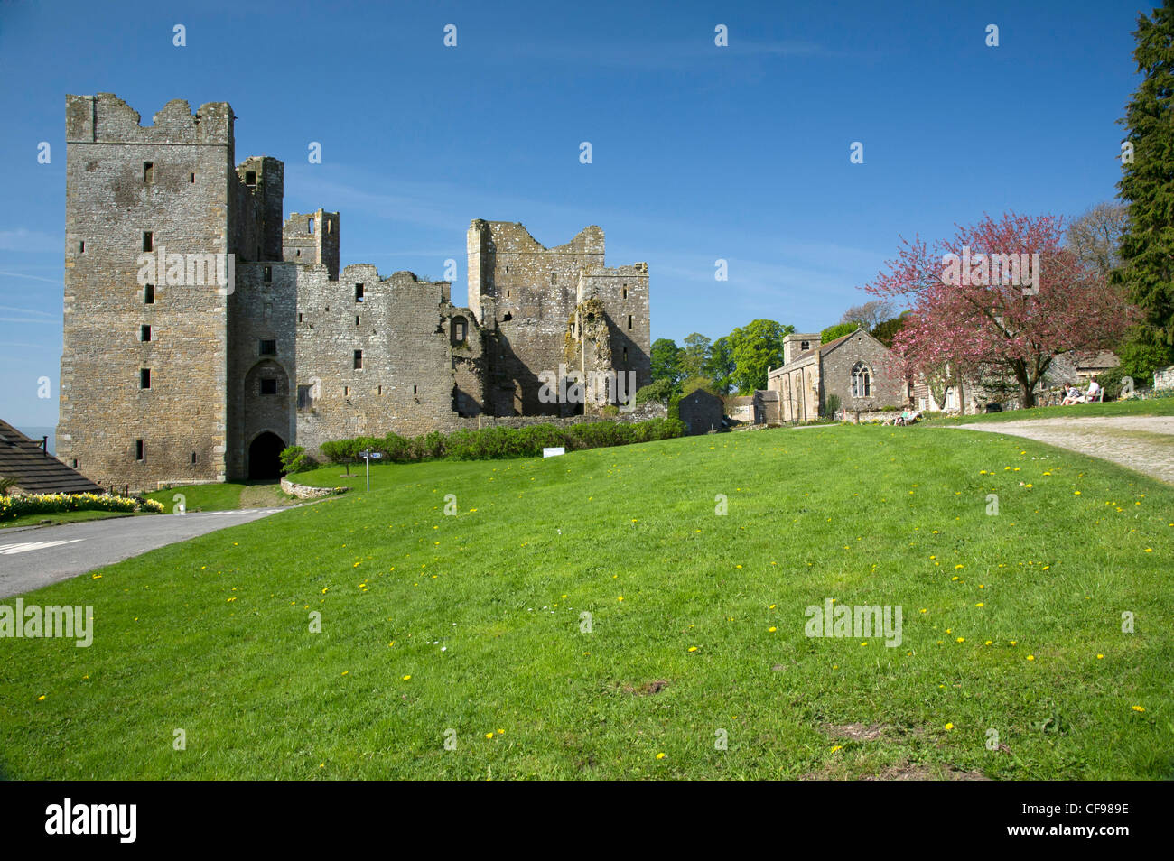 Castle Bolton is one of the country's best preserved medieval castles ...