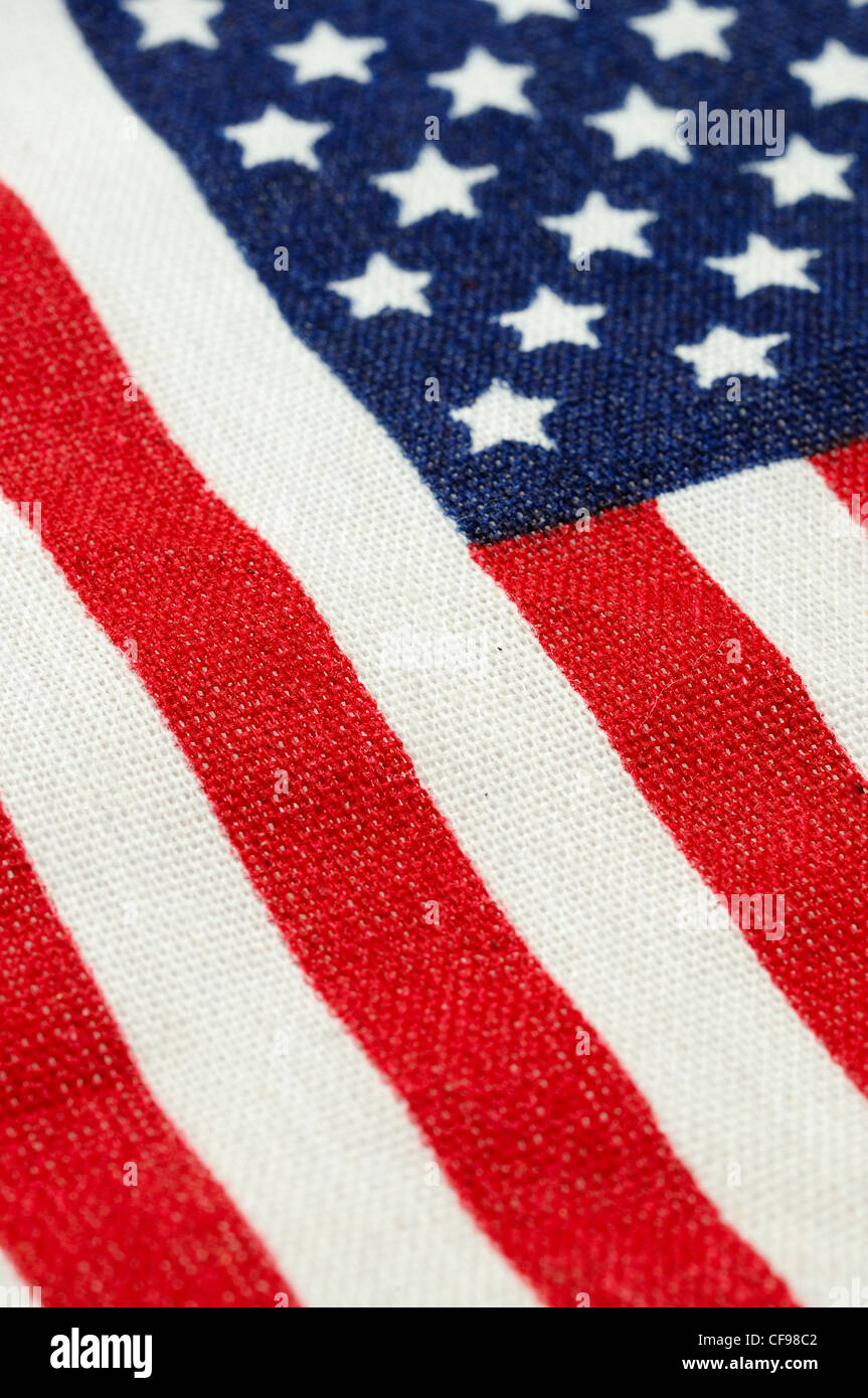 American flag close-up Stock Photo - Alamy