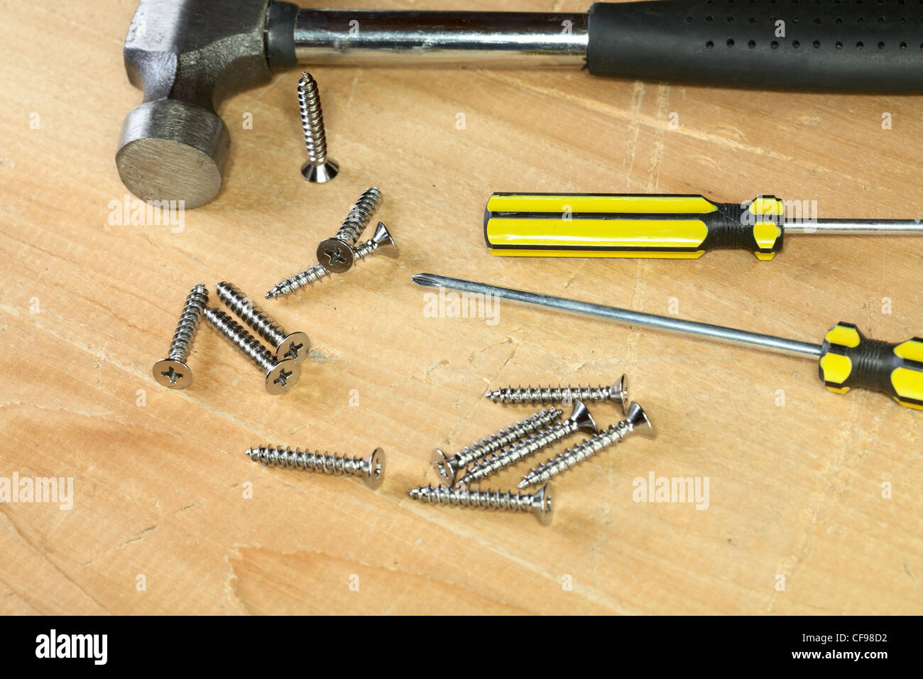 Hammer screw hi-res stock photography and images - Alamy