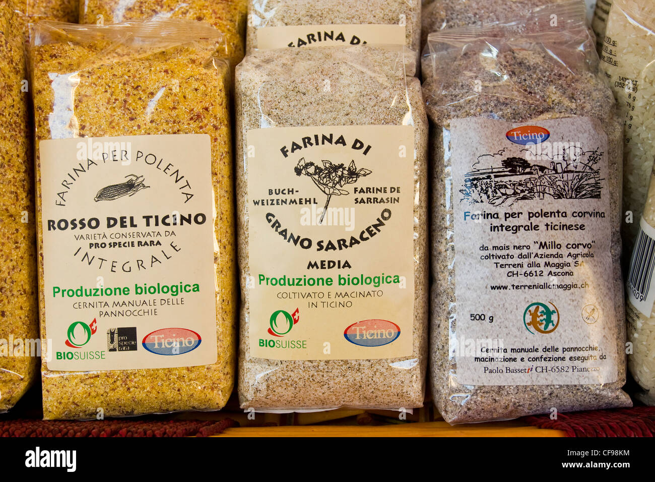 Flour organic food Stock Photo - Alamy