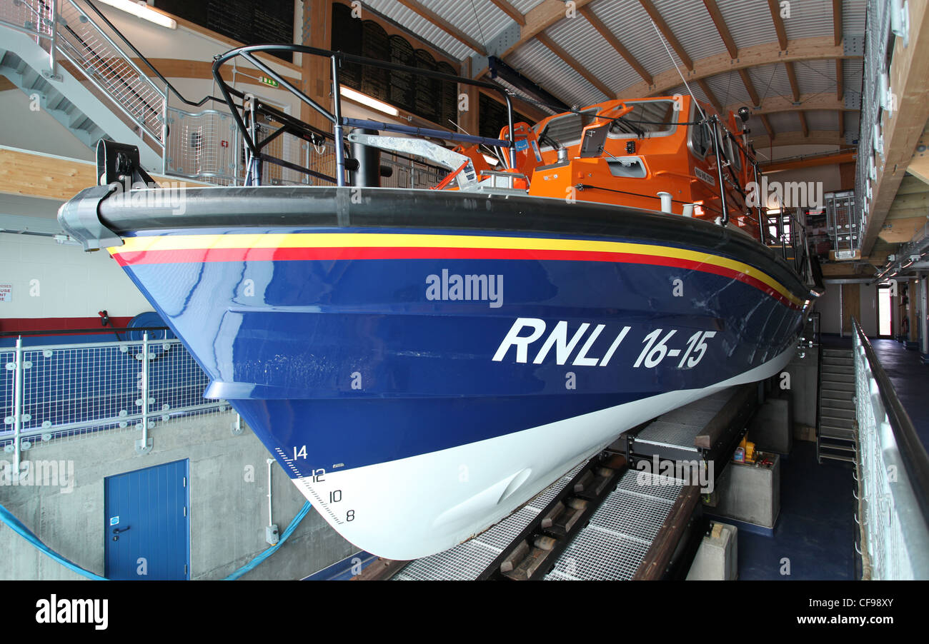 RNLI state of the art Tamar class lifeboat, at Shoreham-by-Sea Stock ...
