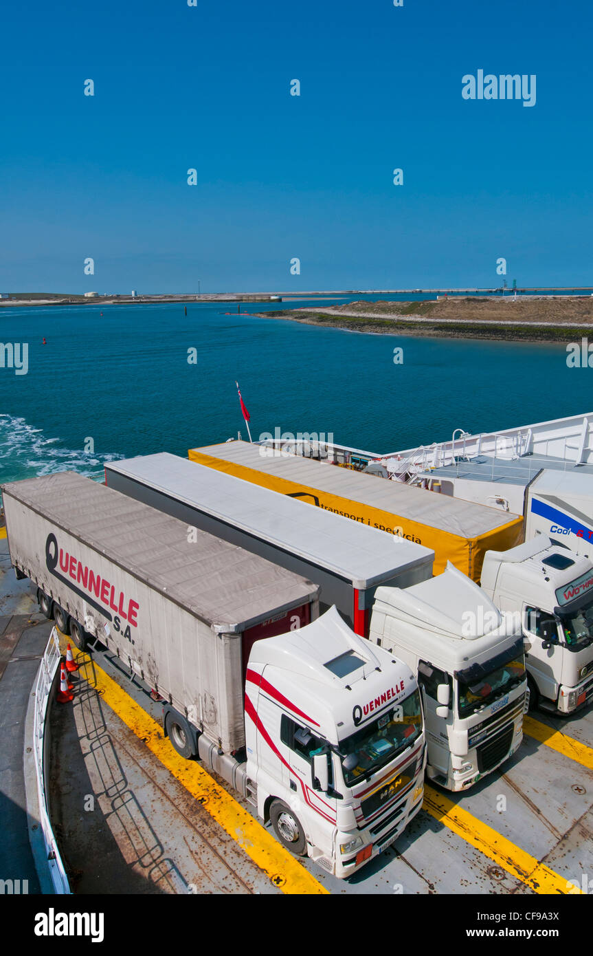 docking ferry at Dunquerque harbour, France, Europe Stock Photo - Alamy