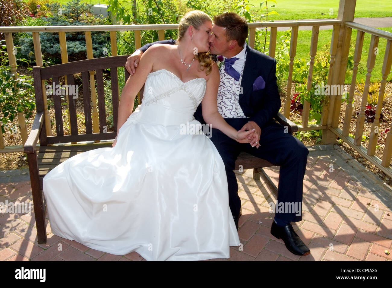 Bride and groom formal shots after wedding Stock Photo - Alamy