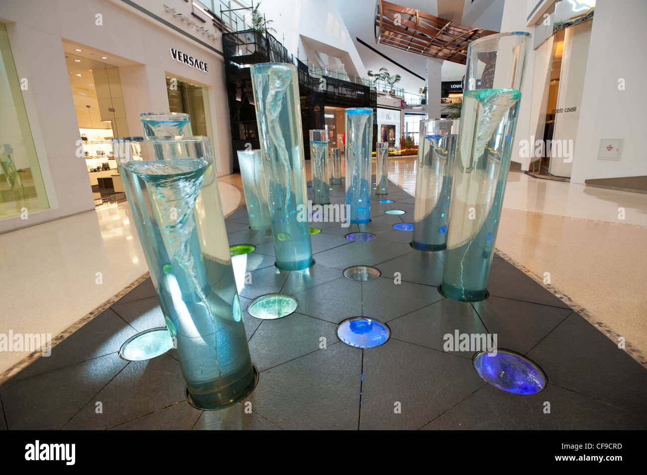 Living Whirlpool Water Sculpture at Crystals Luxury Shopping Mall at ...
