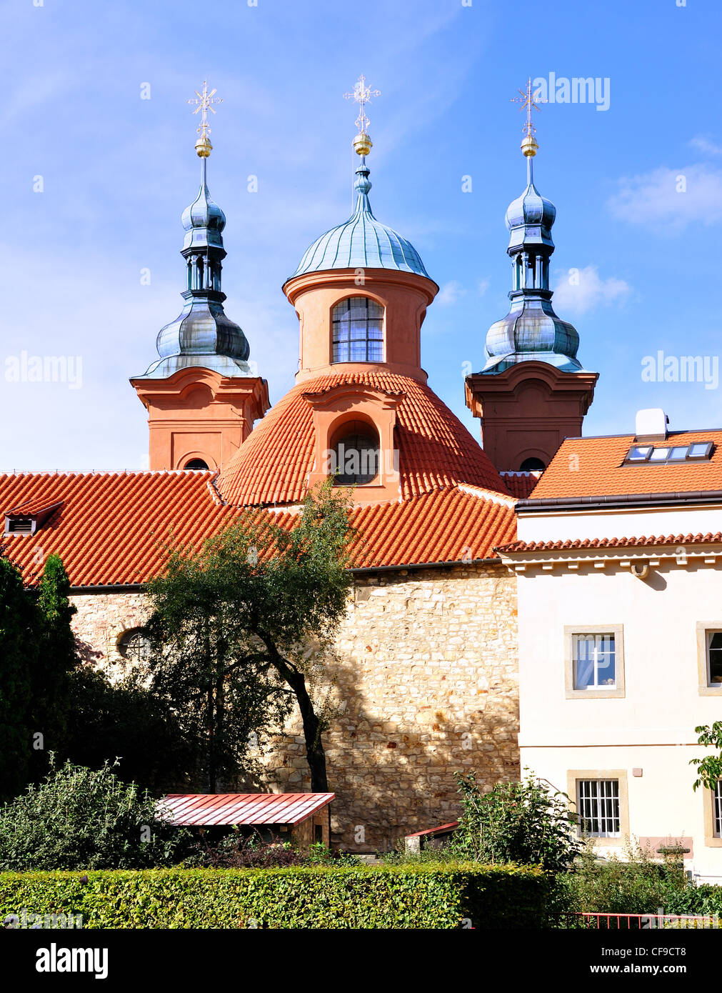 Chapel situated on Petrin hill in Prague, Czech Republic Stock Photo ...
