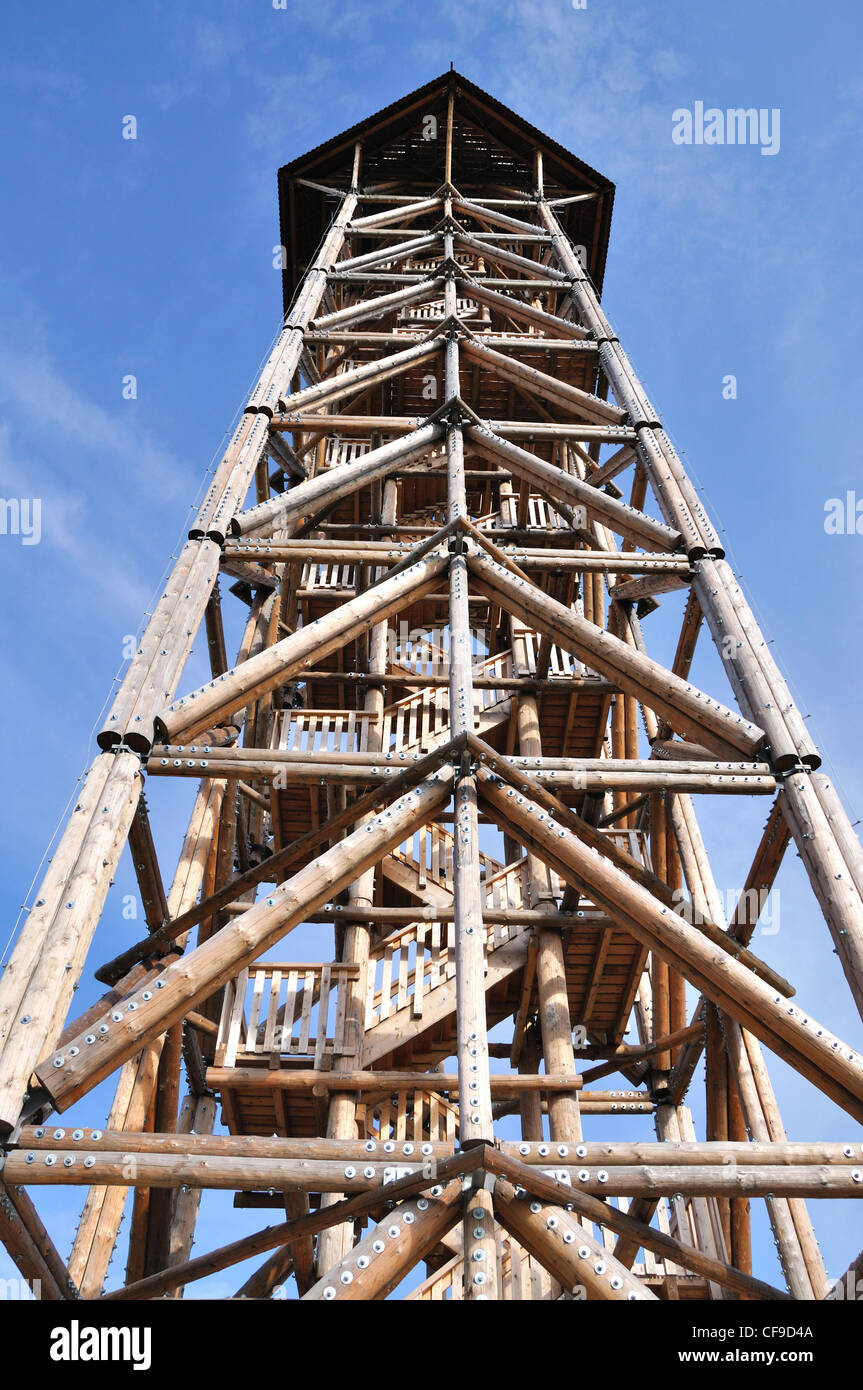 Wood tower observation construction hi-res stock photography and images ...