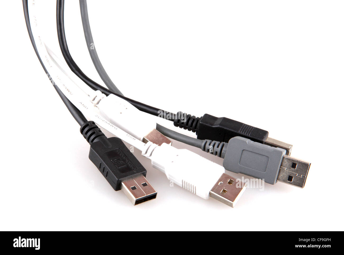 Black server cables Cut Out Stock Images & Pictures - Alamy