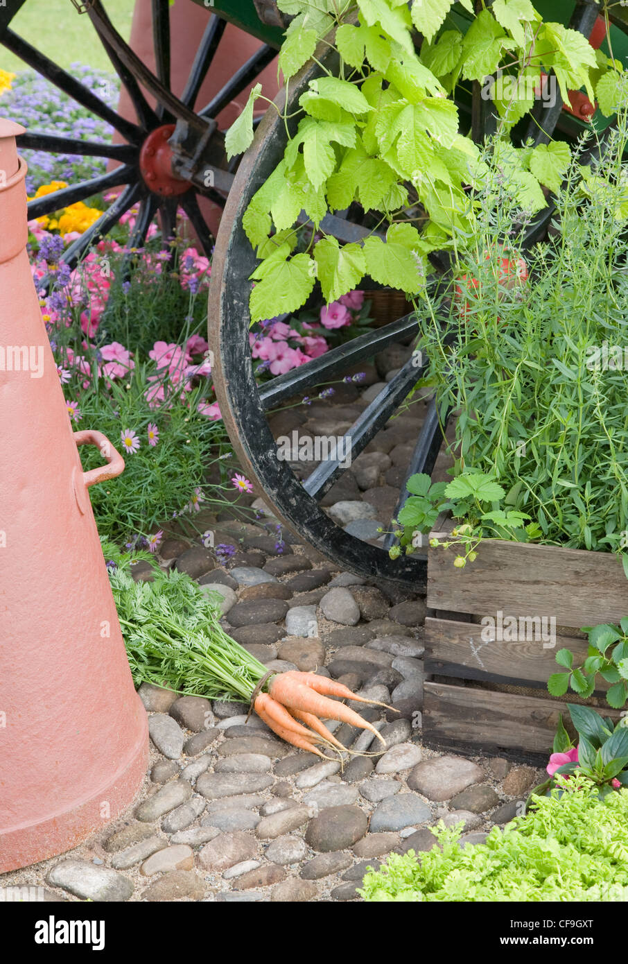 The RHS Flower Show Tatton Park, Cheshire Traditional small Stock Photo ...