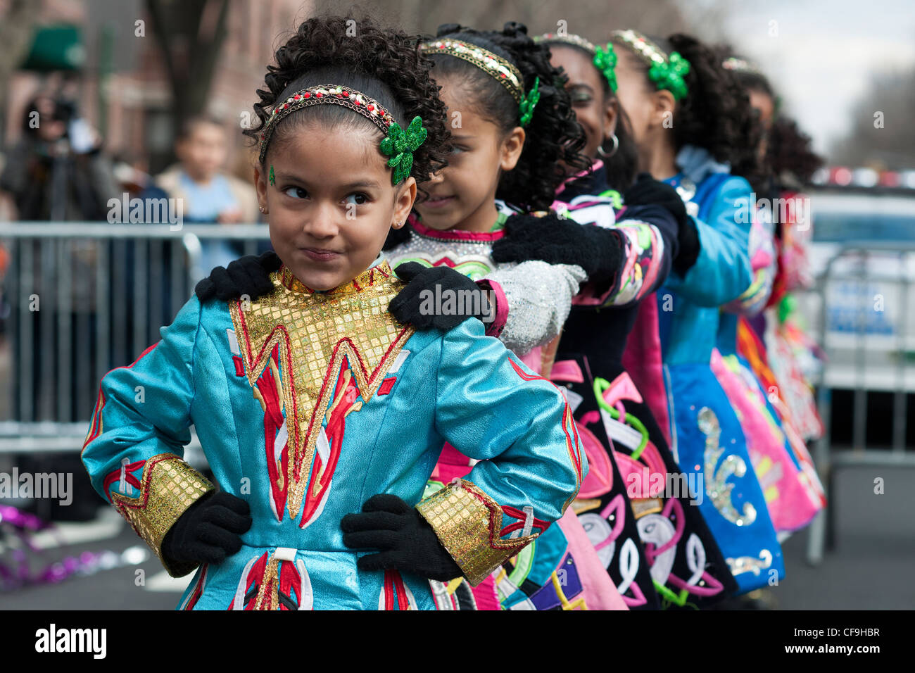 Multicultural students perform their Irish Step Dancing routines at the ...