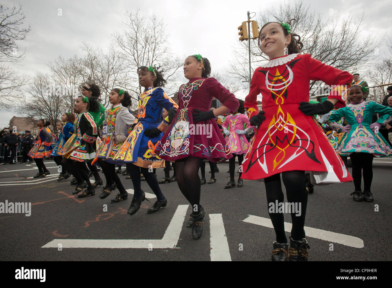 Multicultural students perform their Irish Step Dancing routines at the ...