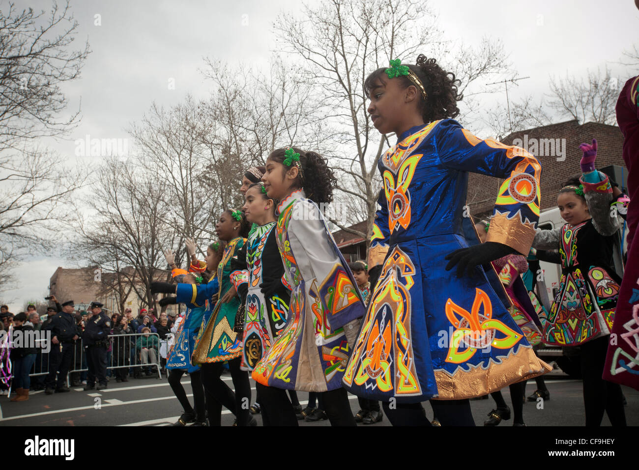 Multicultural students perform their Irish Step Dancing routines at the ...