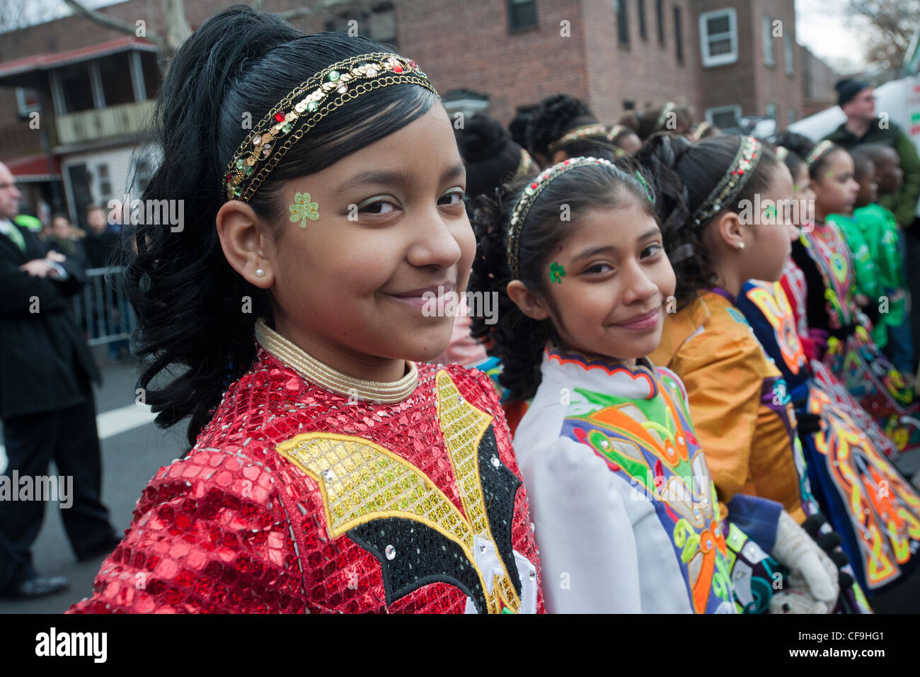 Multicultural students perform their Irish Step Dancing routines at the ...