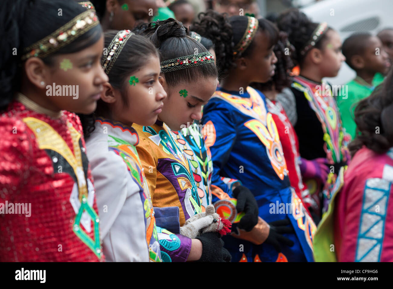 Multicultural students perform their Irish Step Dancing routines at the ...