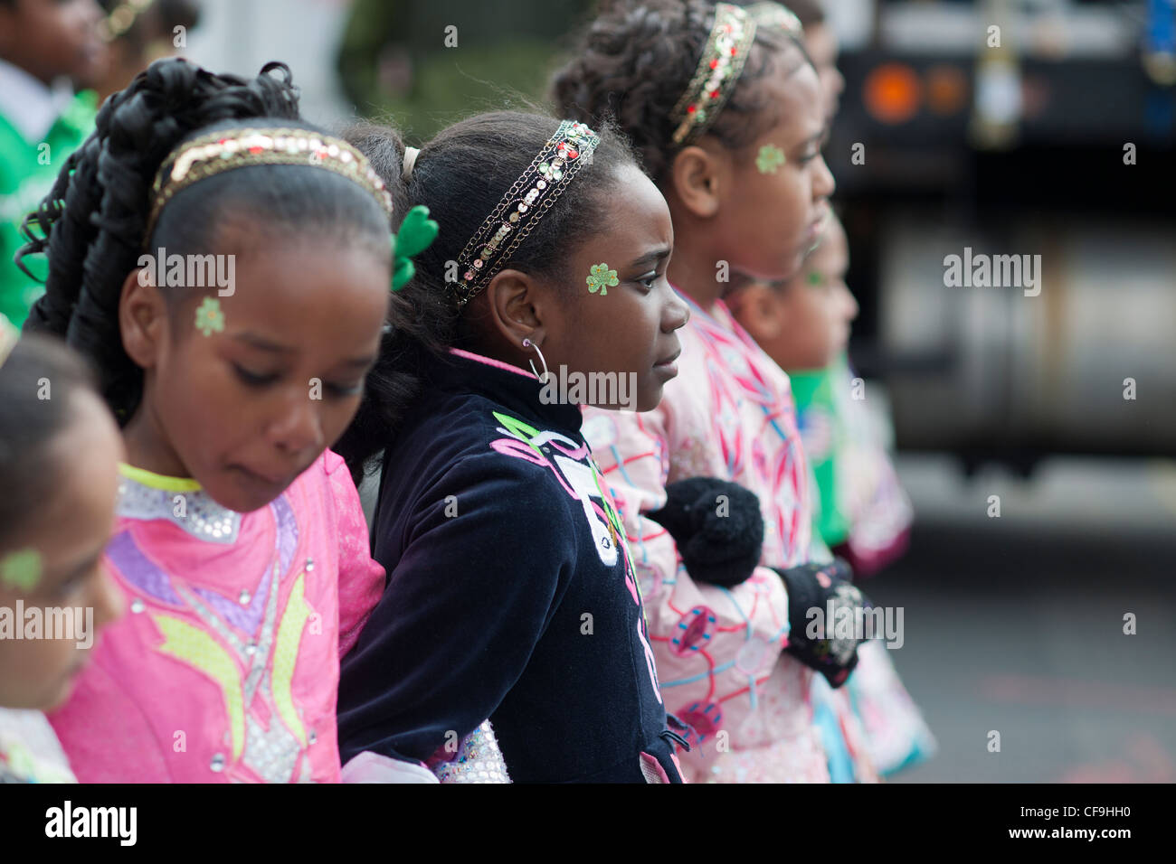 Multicultural students perform their Irish Step Dancing routines at the ...