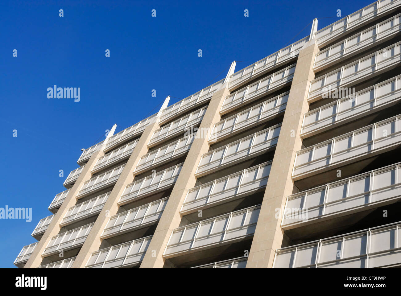 Abstract image of multi-storage car park Stock Photo - Alamy