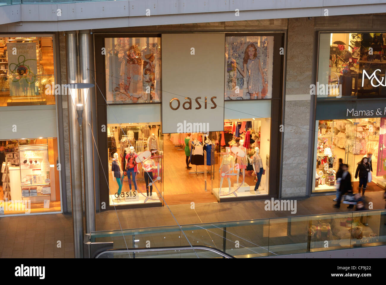 Oasis shop from in the evening Stock Photo - Alamy