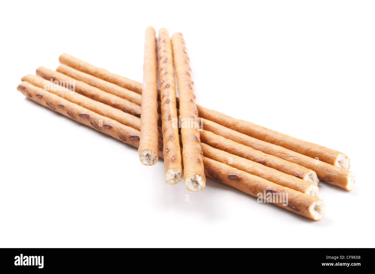 crispy sticks isolated on white background Stock Photo - Alamy